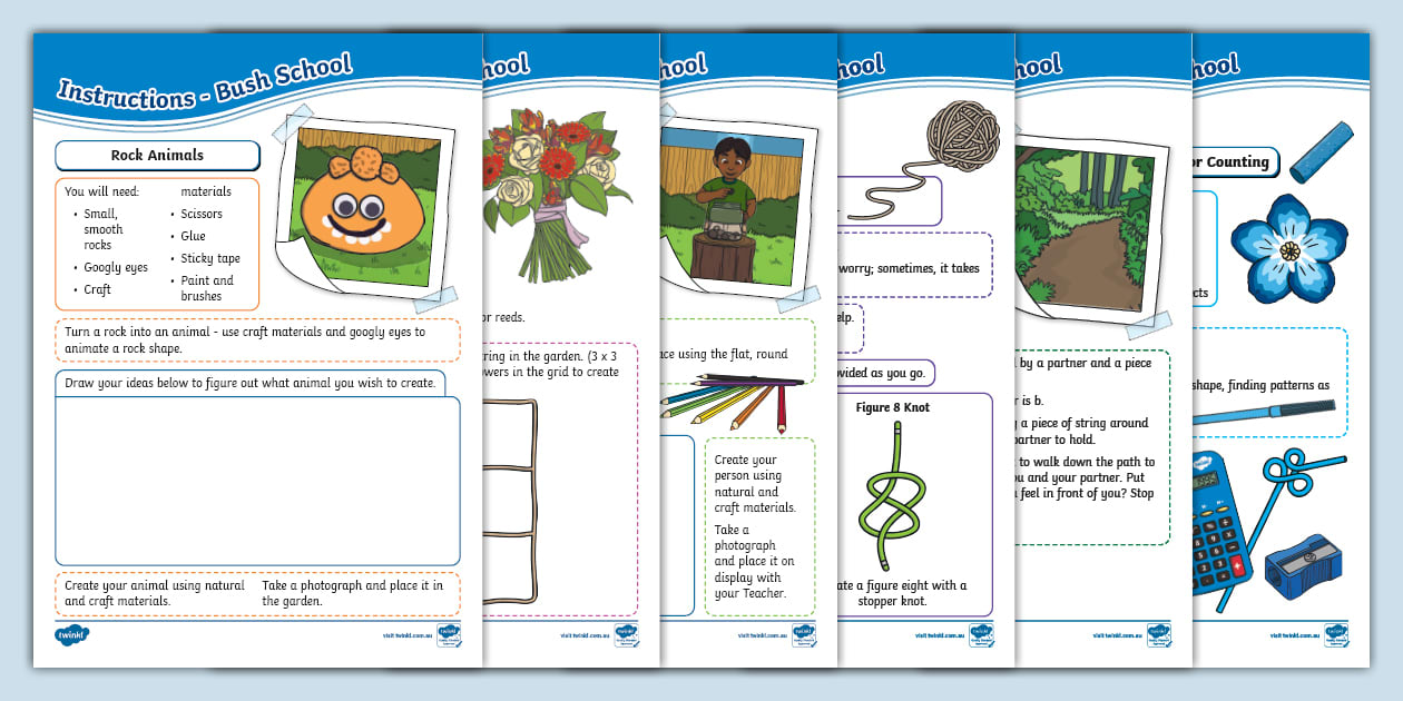 Bush School Activities Pack (teacher made) - Twinkl