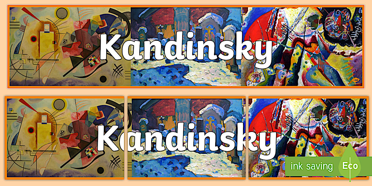 Kandinsky Display Banner | Kandinsky Classroom Banner