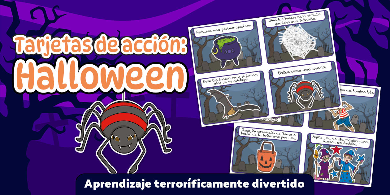 Tarjetas de acción: Halloween