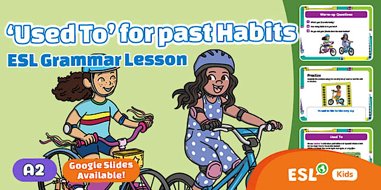 ESL 'Used to' Grammar Lesson for Kids {A2}