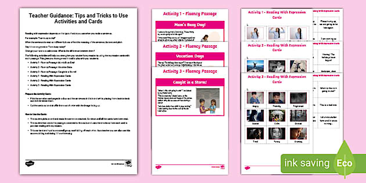 Reading With Expression Pack (3-6) (teacher made) - Twinkl