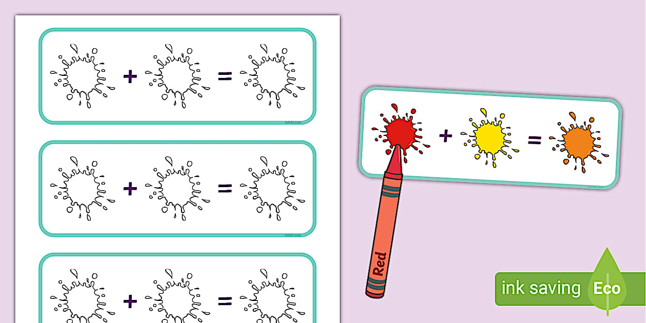 Color Mixing Record Sheets (Teacher-Made) - Twinkl