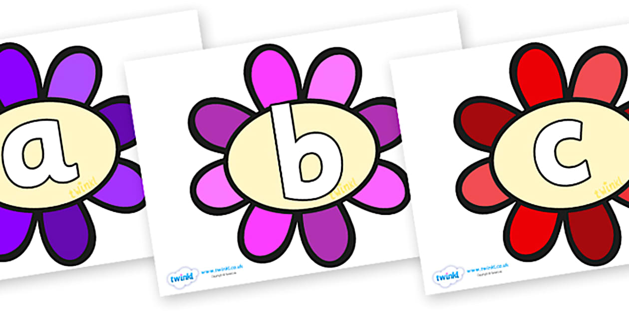 Phoneme Set on Flowers (teacher made) - Twinkl