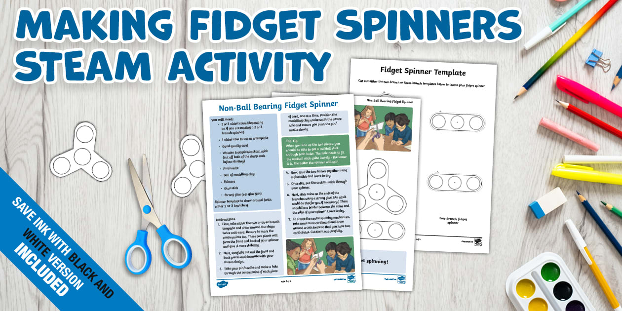 Movers & Makers: Making Fidget Spinners STEAM Activity