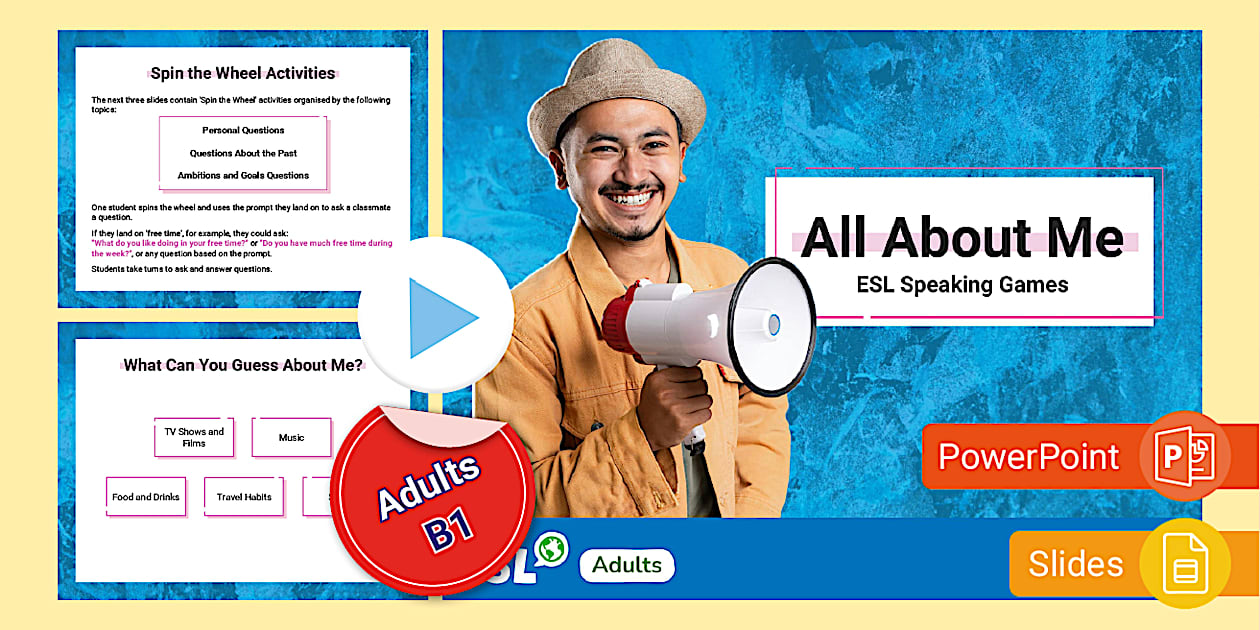 ESL All About Me (l'enseignant a fait) - Twinkl