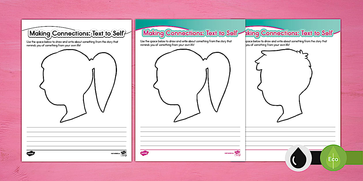 Text to Self Connections Worksheet (teacher made) - Twinkl