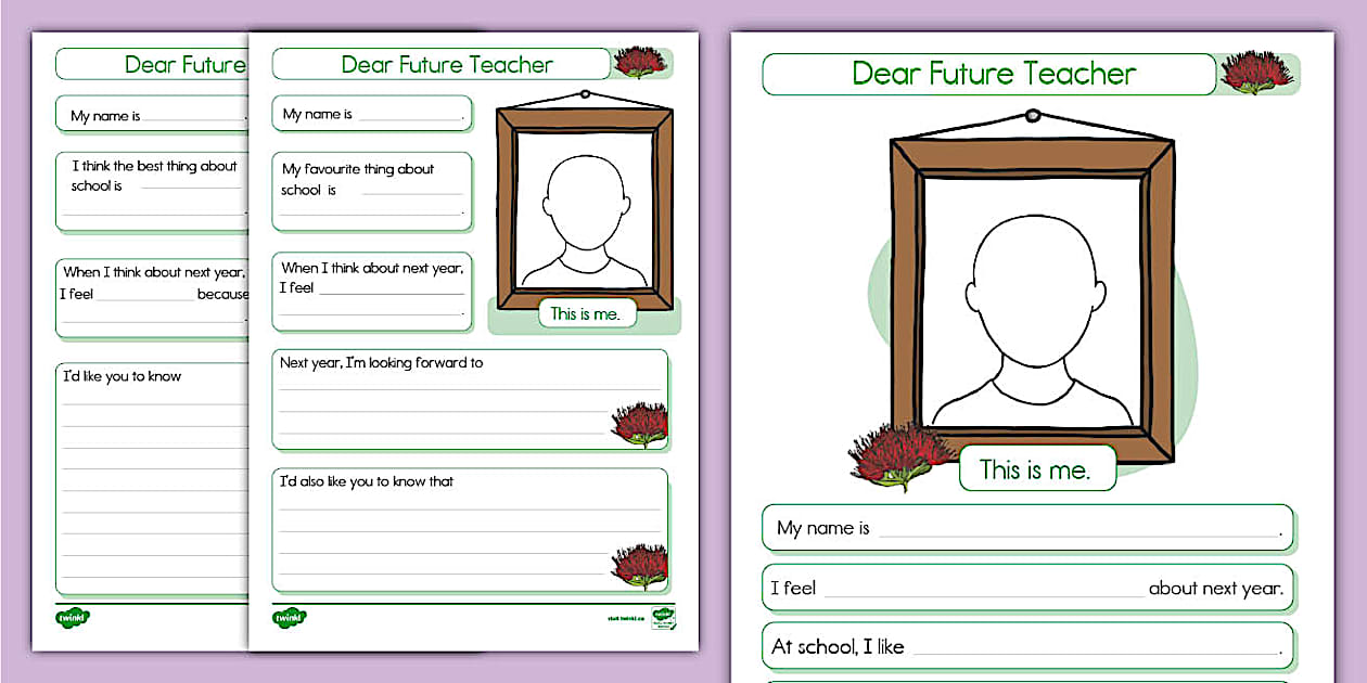 Dear Future Teacher - End of Year Writing Templates | Twinkl