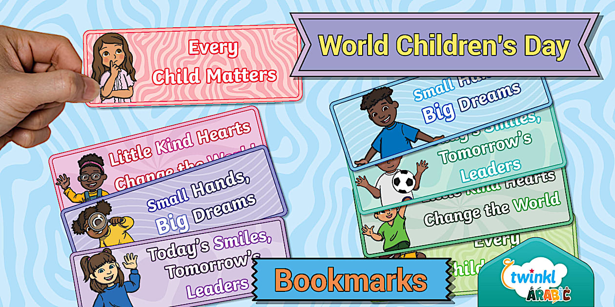 World Children's Day Bookmarks