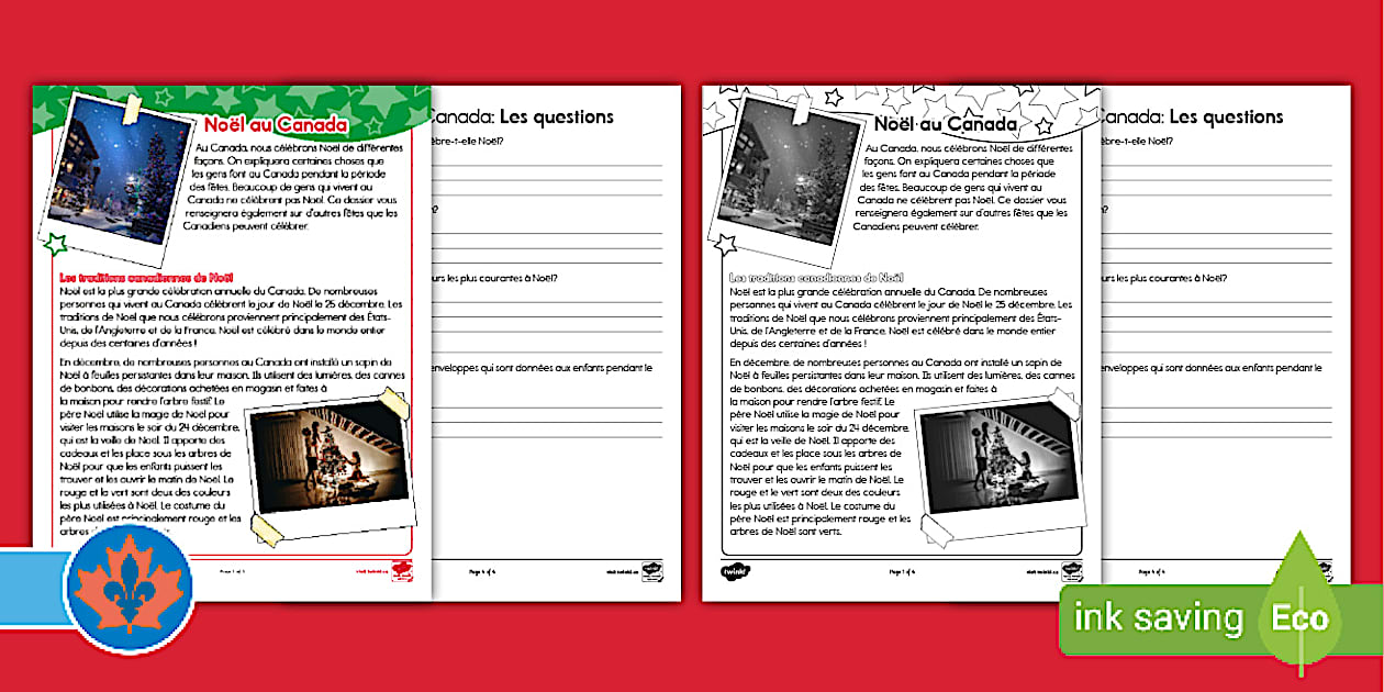 Christmas in Canada Primary Notable Traditions Facts French