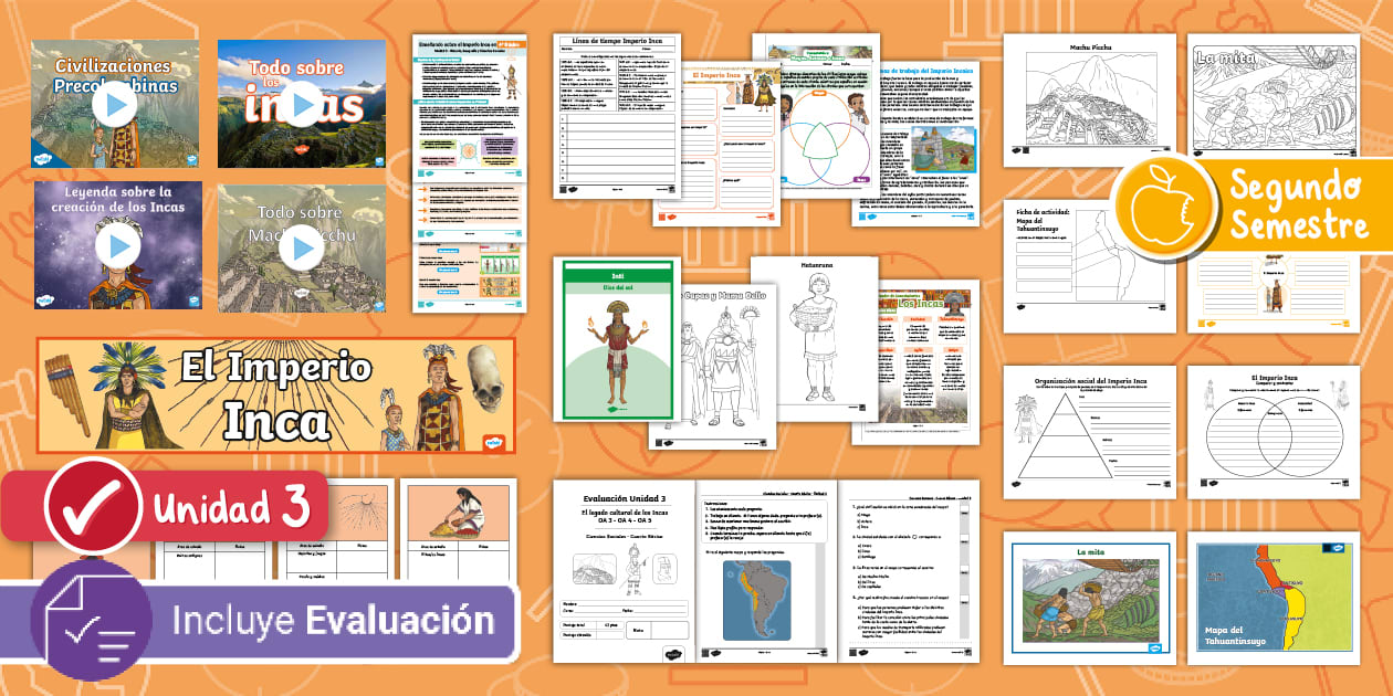 Pack Ciencias Sociales 4° básico Unidad 3 - Twinkl