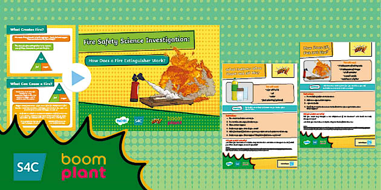 BOOM Cymru: Fire Safety Science Investigation Lesson Pack