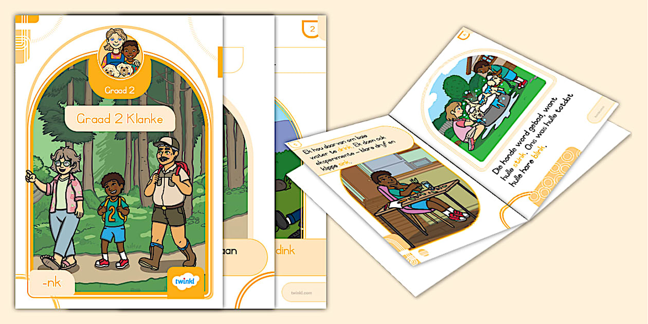 Graad 2 Klanke Leesboek -nk (Hecho por educadores) - Twinkl