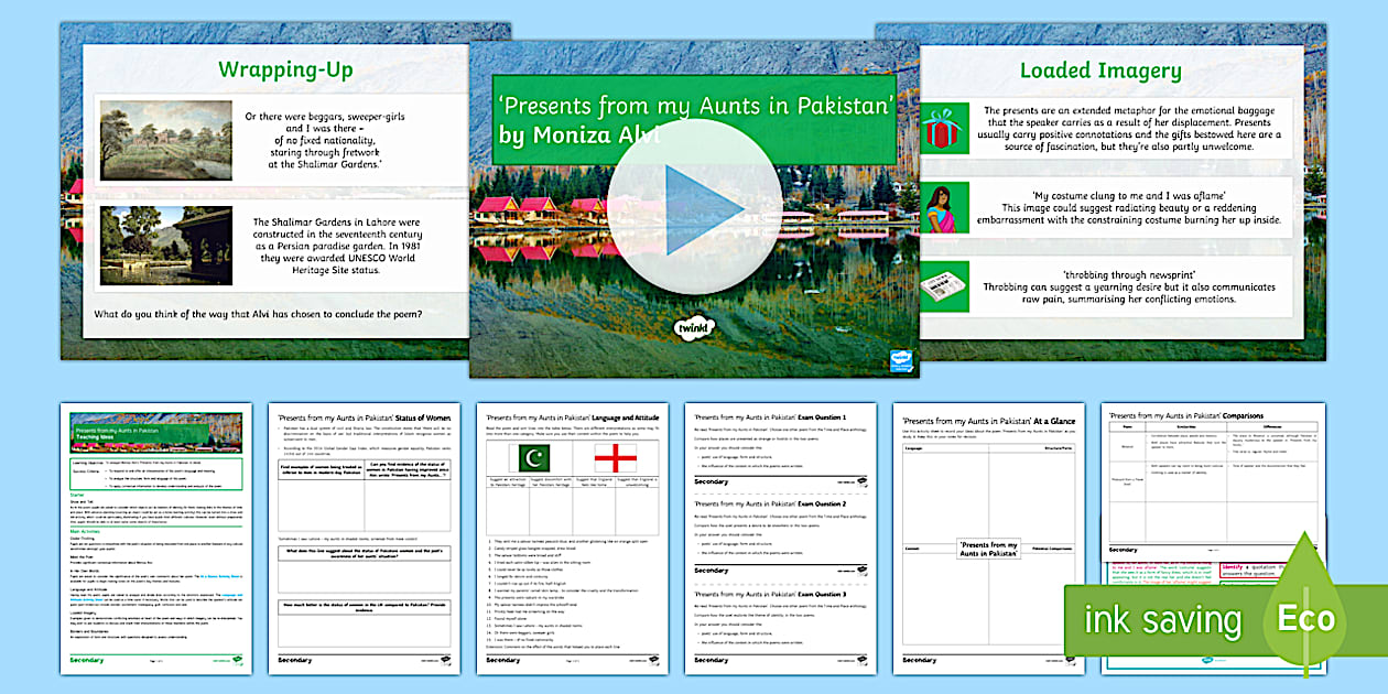 'Presents from my Aunts in Pakistan' Lesson Pack - Twinkl