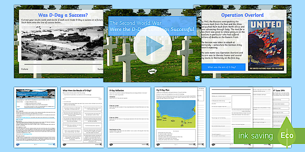 Was D-day Successful? Lesson Pack (teacher made) - Twinkl