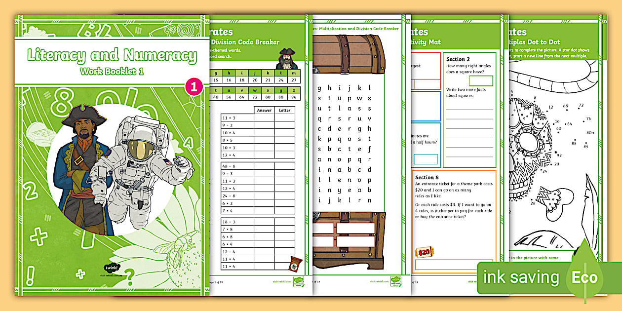 Year 3 Independent Maths & English Work Booklet 1