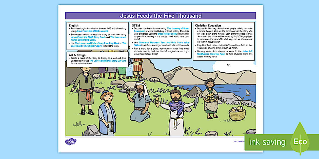 Jesus Feeds the 5000 Bible Lesson Ideas