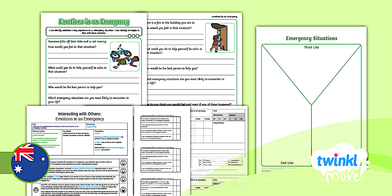 Y2 Health Interacting with Others: Emotions in an Emergency