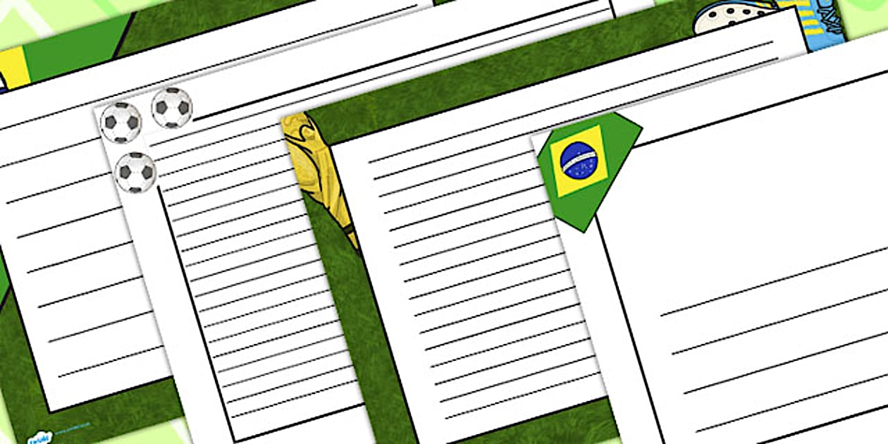 Football Page Borders Landscape