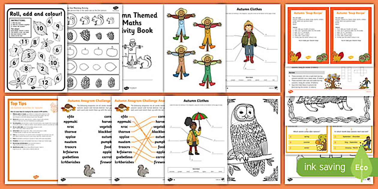 KS1 Top 10 Autumn Activity Pack-Australia - Twinkl