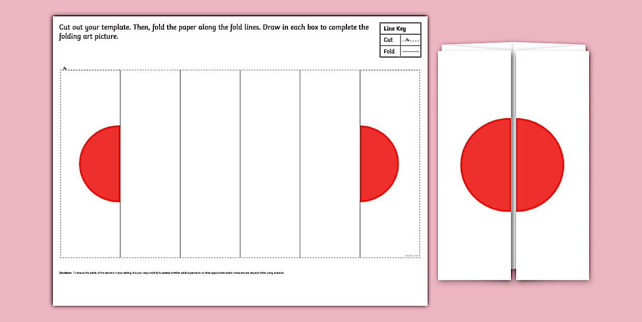 Japan Folding Art Template