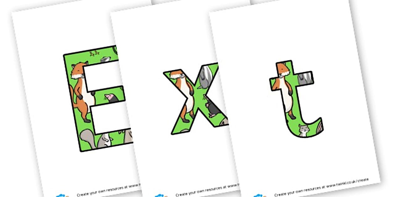 Extreme Reading | Display Lettering | Primary Resources