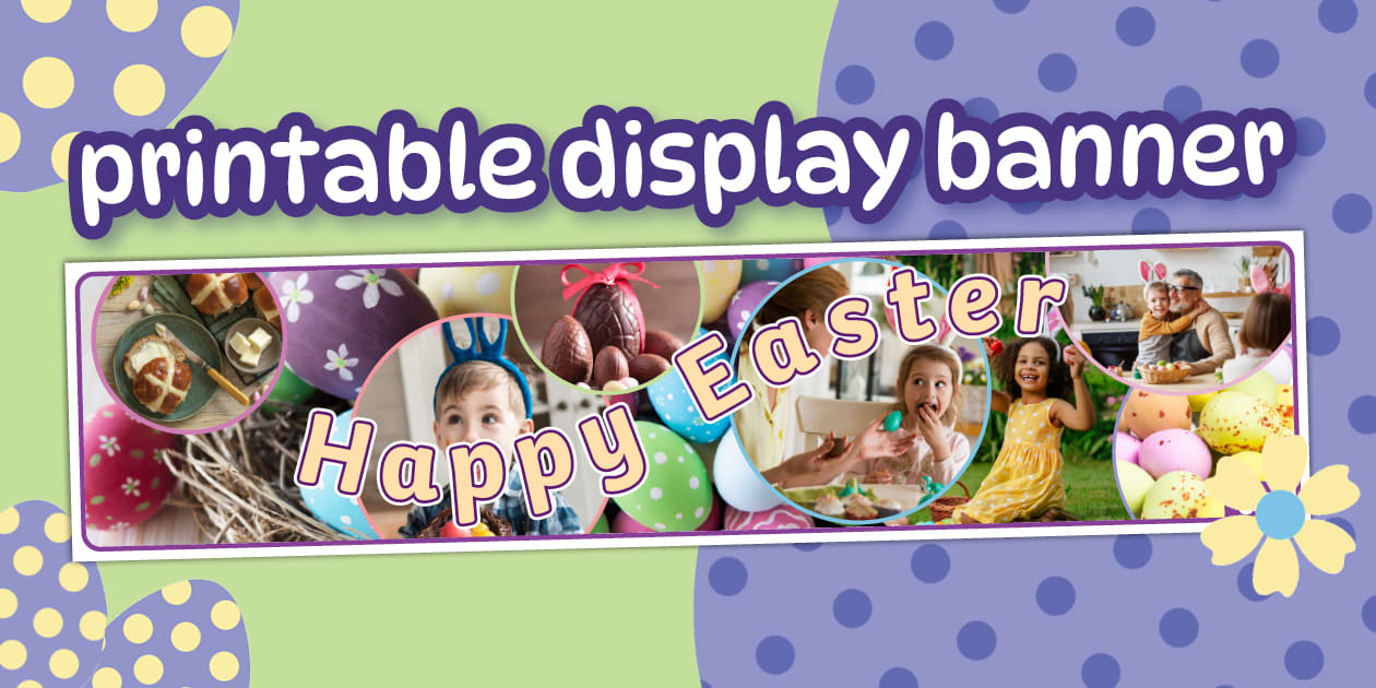Easter Photo Display Banner