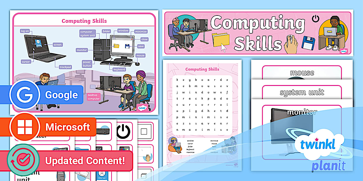 Computing: Computing Skills: Year 1 Additional Resources Pack