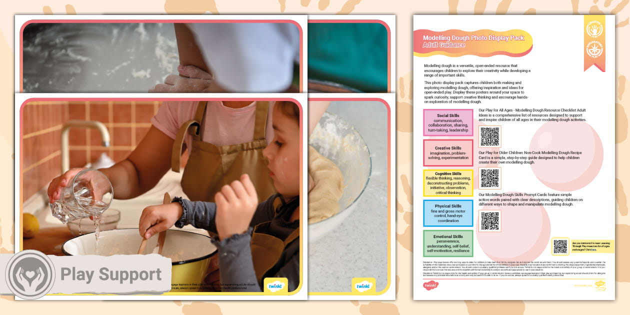Modelling Dough Photo Display Pack (teacher made) - Twinkl