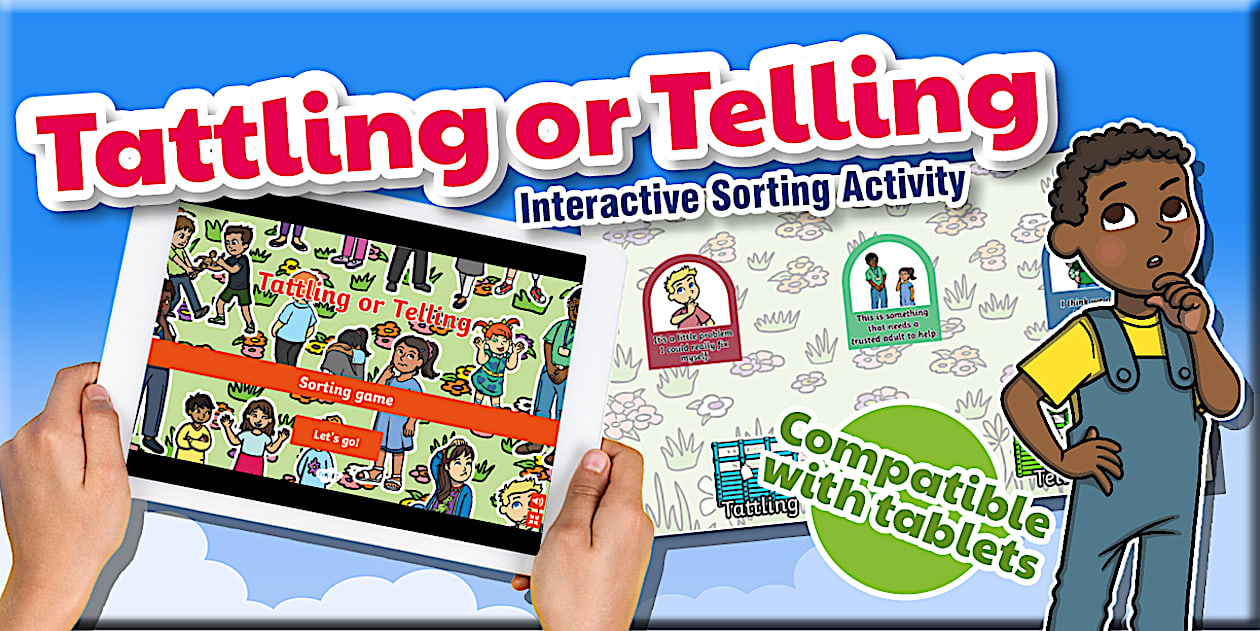 Tattling or Telling Interactive Sorting Activity
