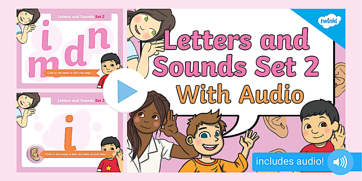 Phase 2 Set 2 Letters and Sounds with Audio (teacher made)