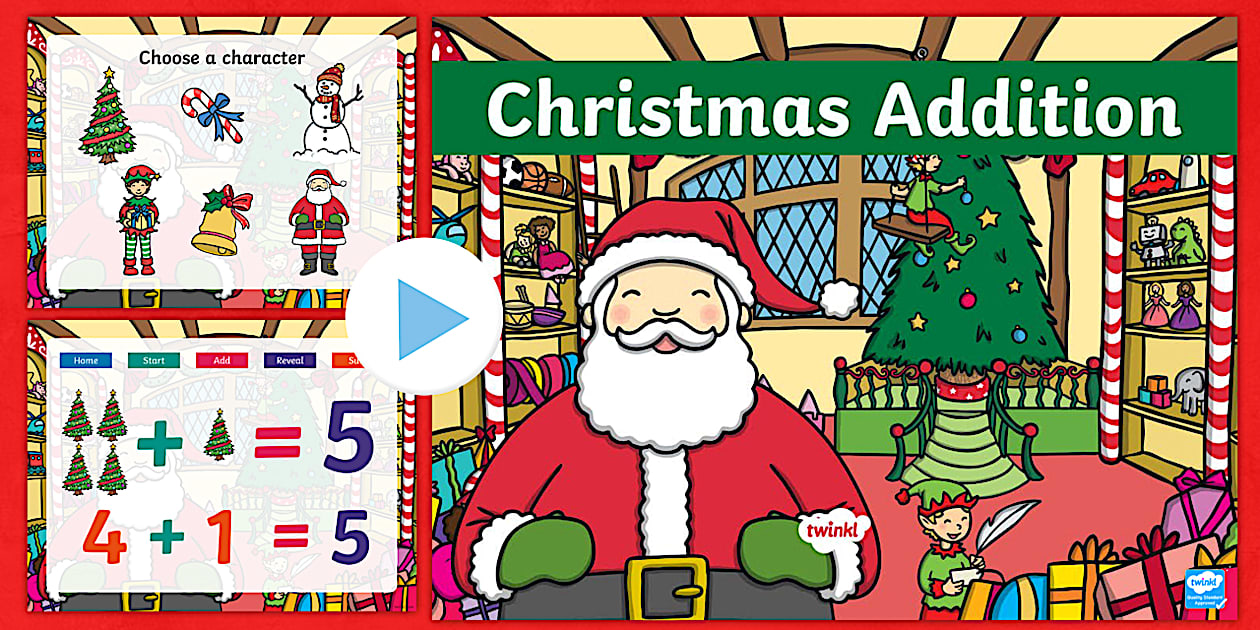 Christmas Addition PowerPoint - Christmas Addition PowerPoint