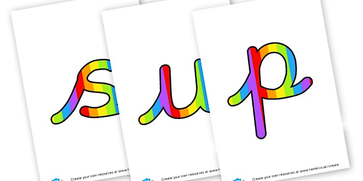 Super Writer - Display Lettering (teacher made) - Twinkl