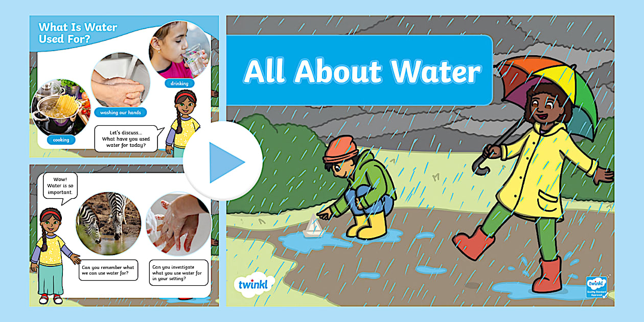 All About Water PowerPoint (l'enseignant a fait) - Twinkl