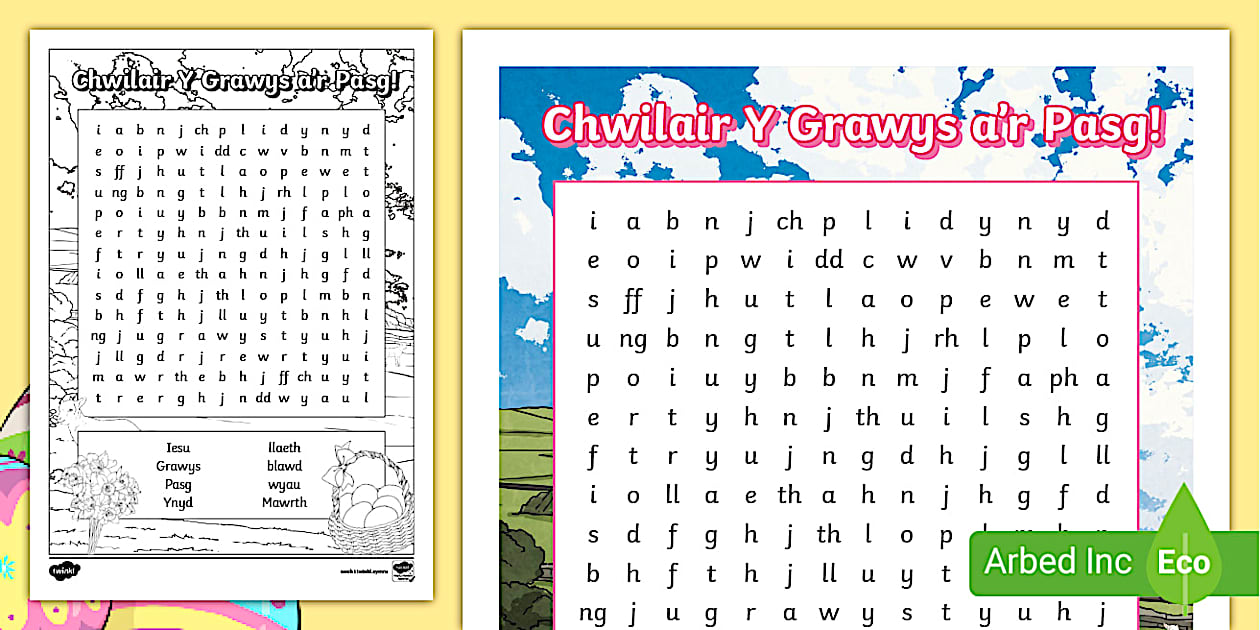 Chwilair Y Grawys a'r Pasg (teacher made) - Twinkl