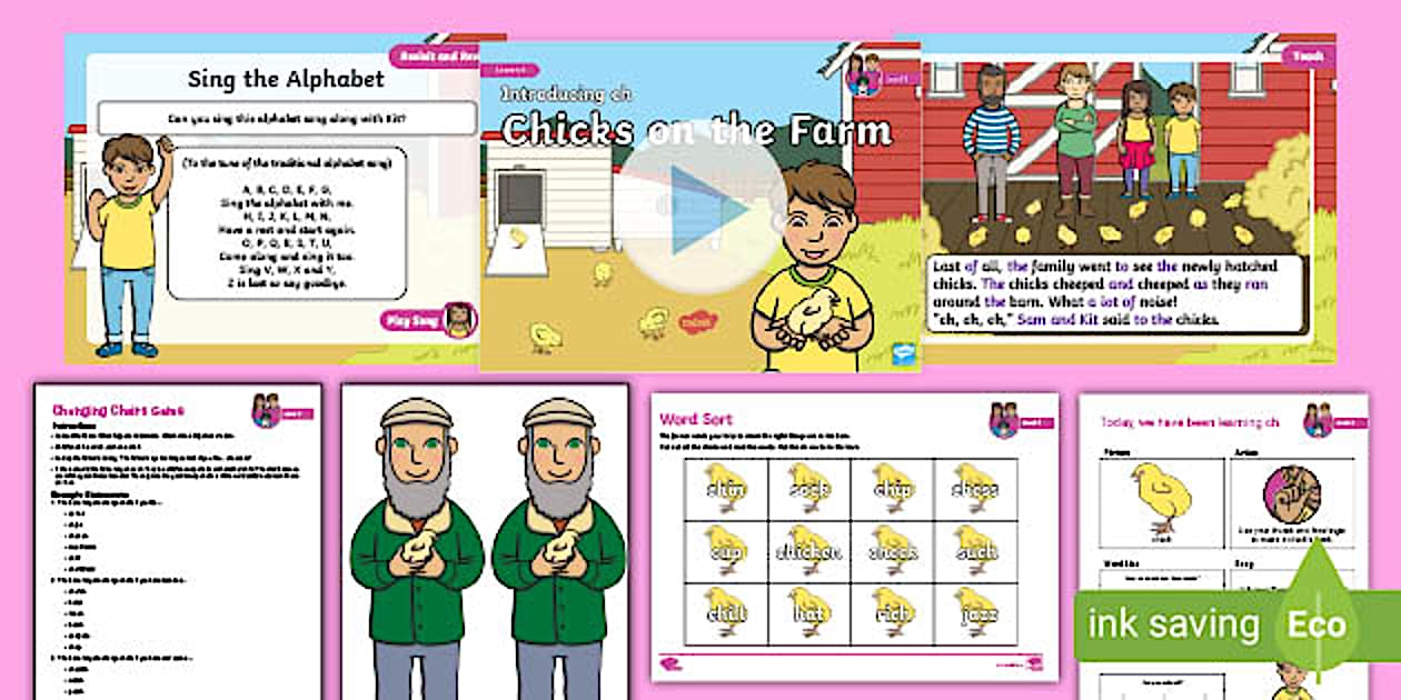 'ch' Phonics Lesson Pack - Level 3 Week 2 Lesson 4 - Twinkl