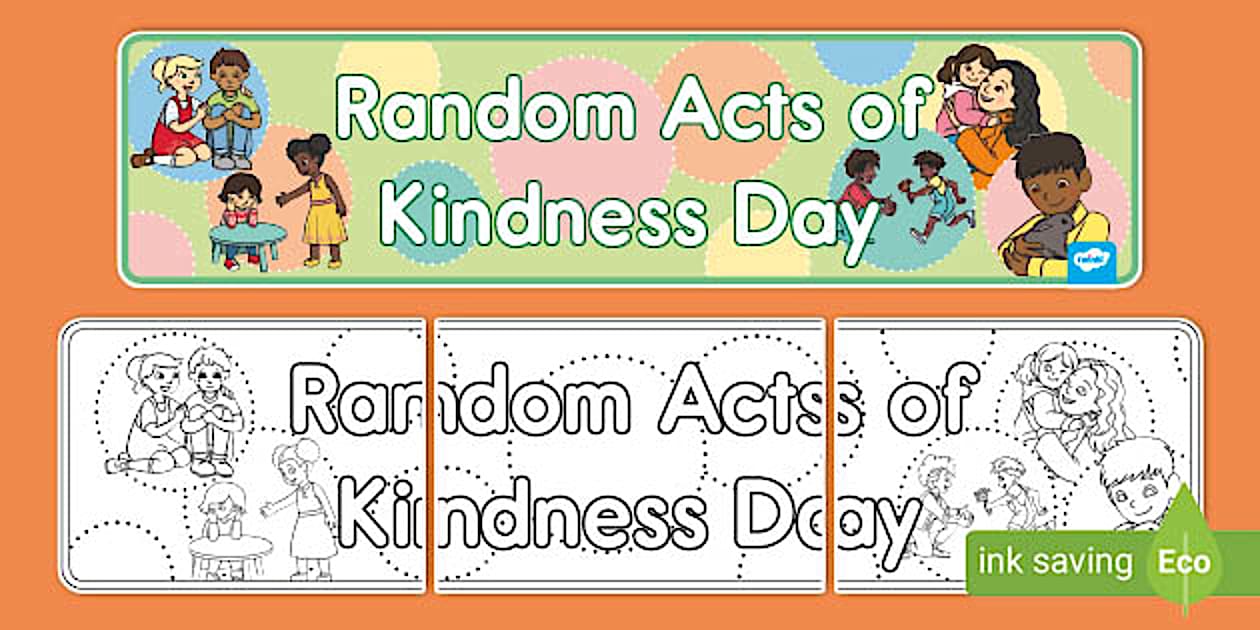 Random Acts Of Kindness Day Banner | Twinkl Resources