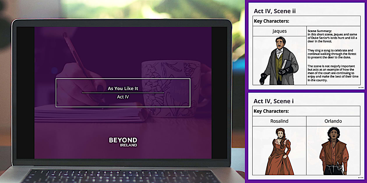 As You Like It - Act IV PowerPoint (teacher made) - Twinkl
