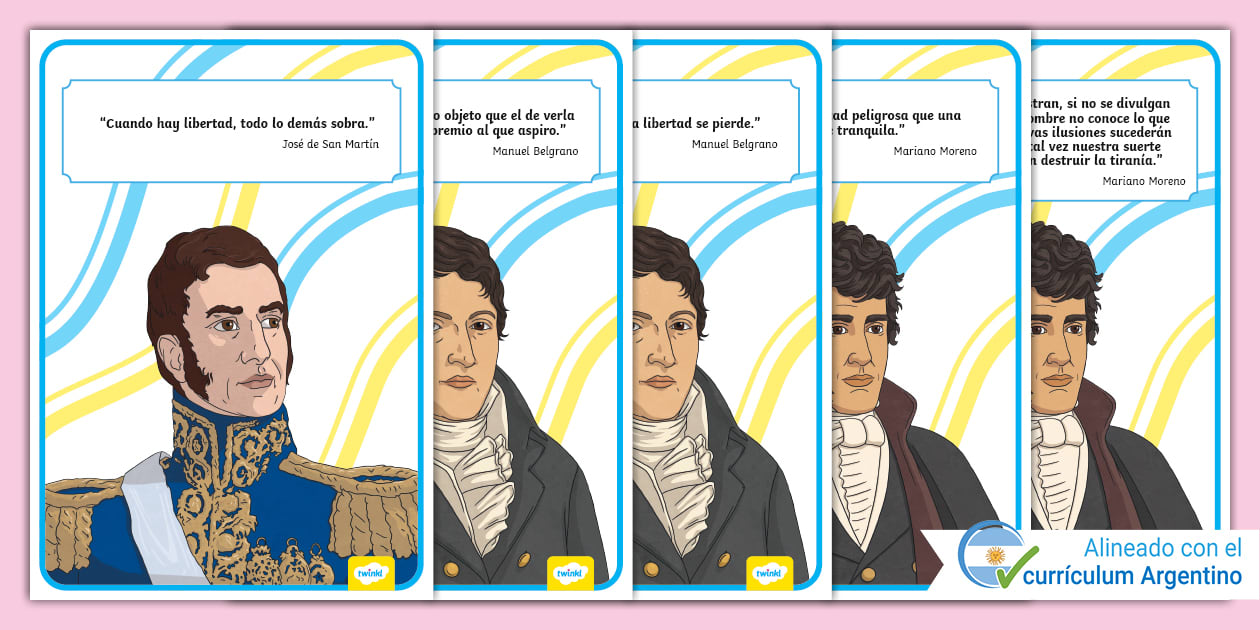 * NEW * Frases sobre el Día de la Independencia (9 de Julio) -Twinkl