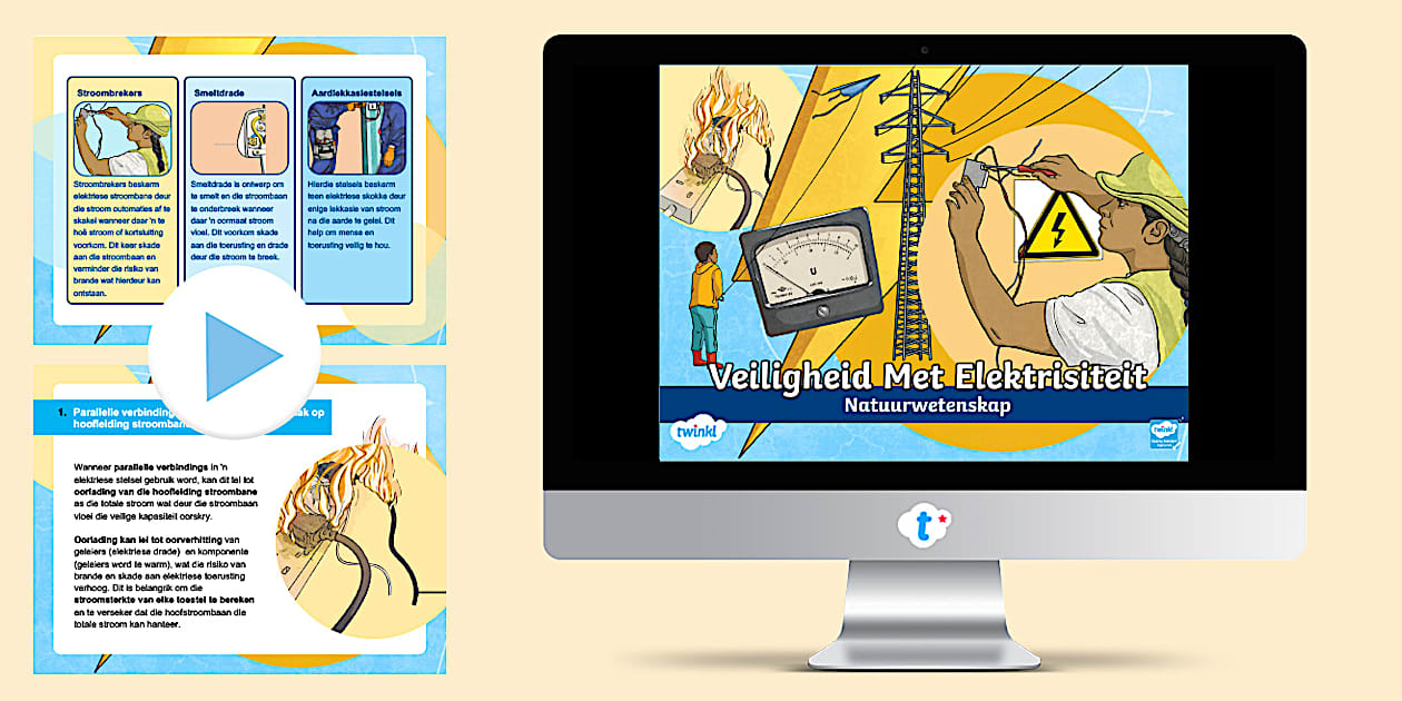 Veiligheid Met Elektrisiteit (teacher made) - Twinkl
