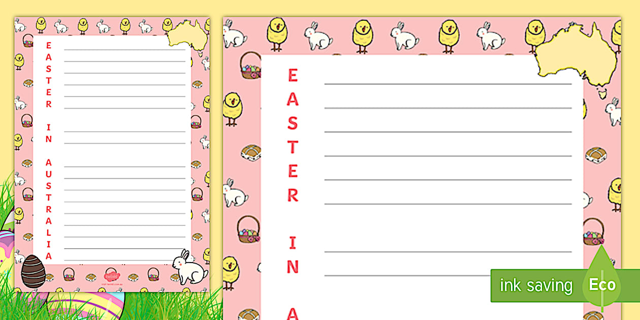 SA Easter in Australia Acrostic Poem (Hecho por educadores)