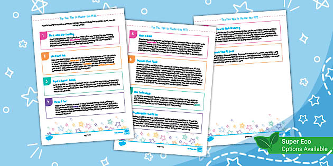 Top Ten Tips to Master the MTC | Parents Revision Resource