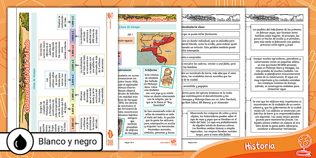 Organización Conocimientos | Civilización Indo | Historia