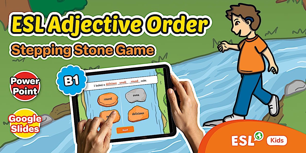 ESL Adjective Order Game {Kids}