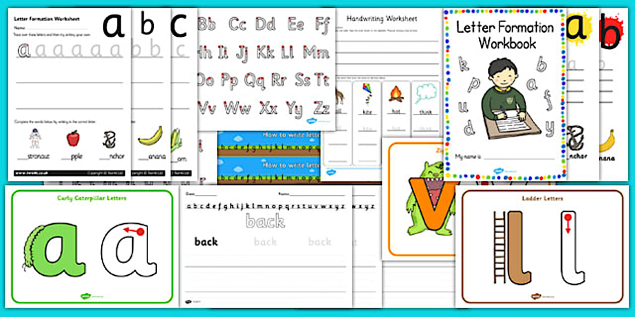 Early Handwriting and Letter Formation Resource Pack