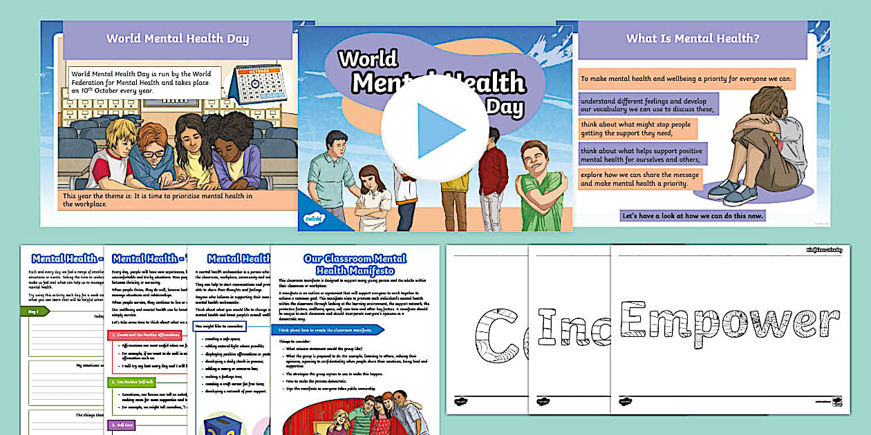 World Mental Health Day 2024 KS2 Activity Pack - Twinkl