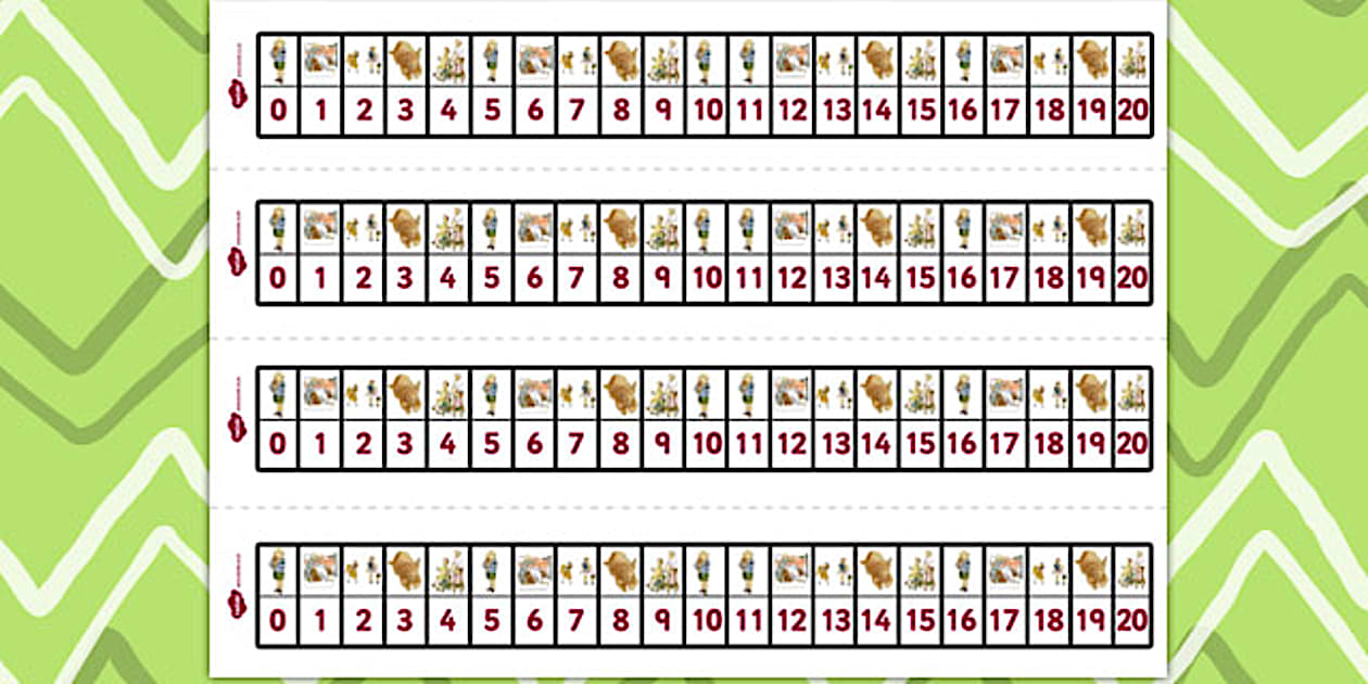 Number Track 0-20 to Support Teaching on Dogger - Twinkl