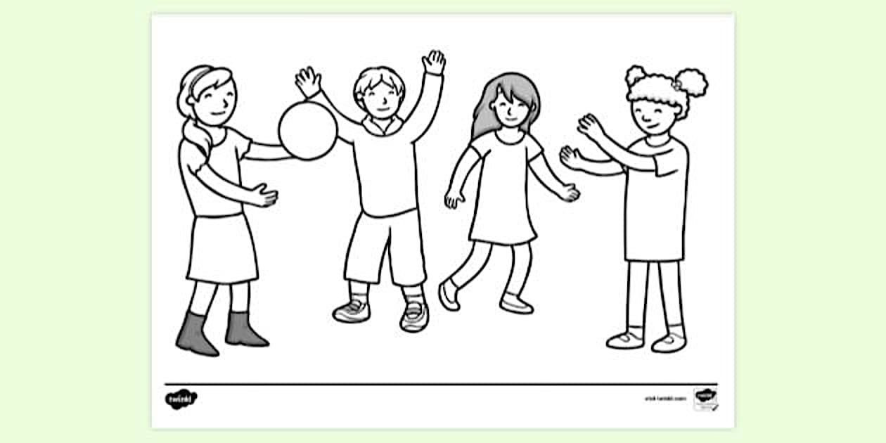 Friends Arrive Colouring | Colouring Sheets (teacher made)