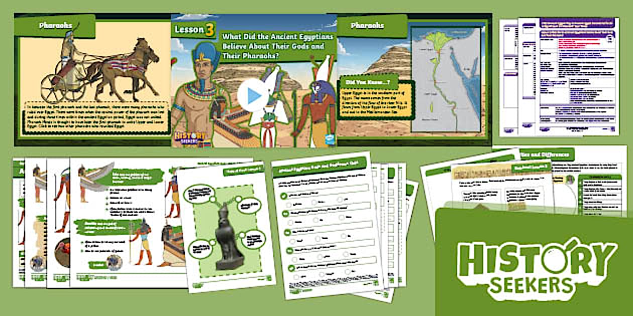 History Seekers LKS2 Ancient Egypt Lesson 3 Gods Pharaohs