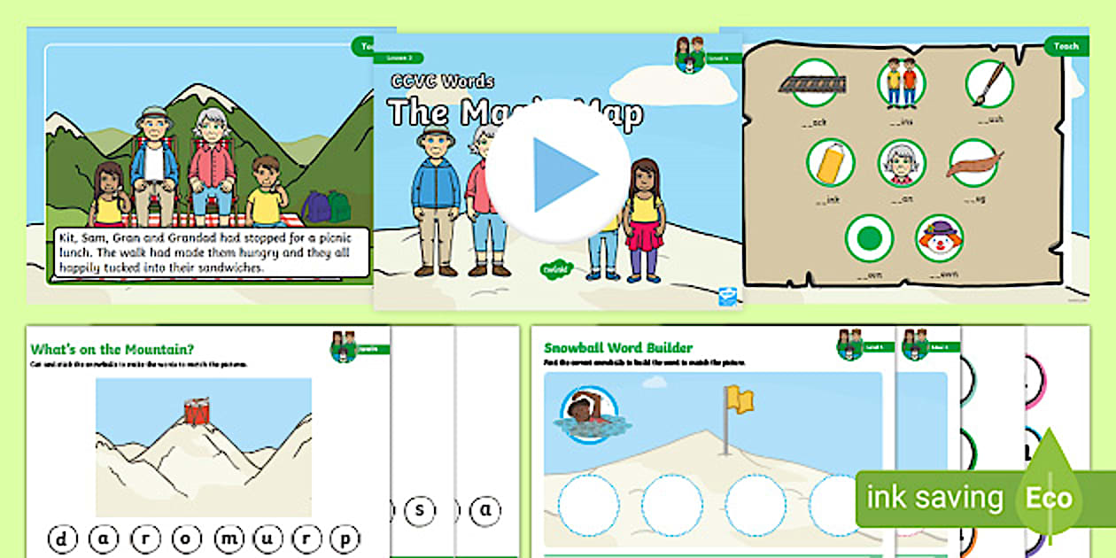 CCVC Words Phonics Lesson Pack - Level 4 Week 2 Lesson 3