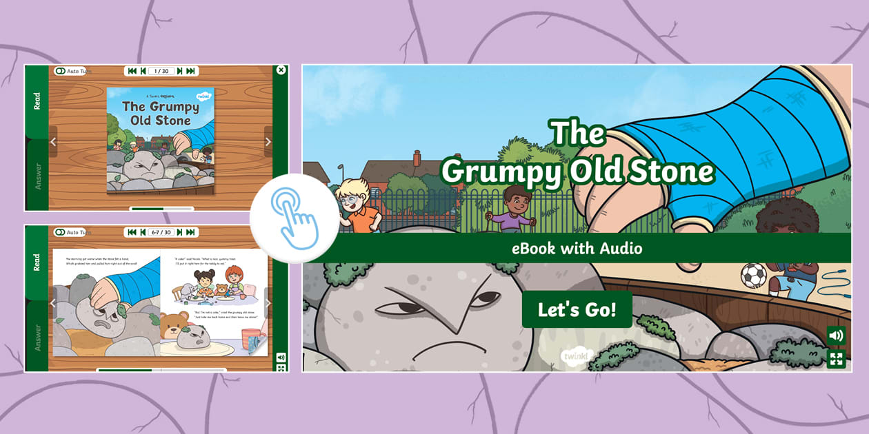 The Grumpy Old Stone eBook with Audio (teacher made)